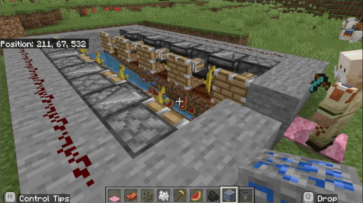 Minecraft Round Up - Let's Build an Automated Melon Farm 🍉 - The Code Zone